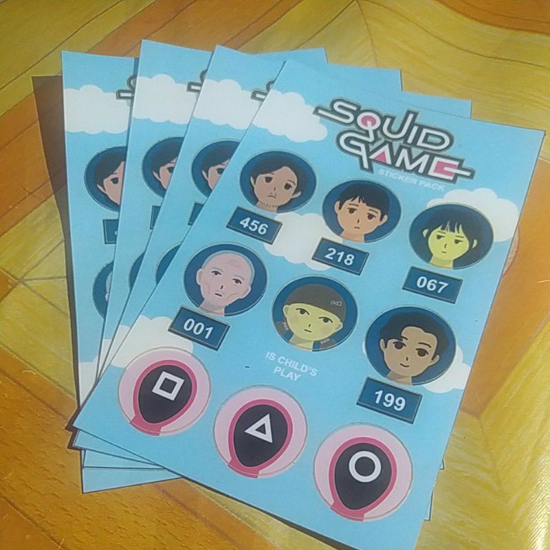 Jual Sticker Pack Squid Game | Shopee Indonesia