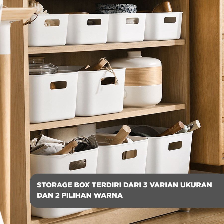 Jual STORAGE BOX ORGANIZER / LEMARI PLASTIK / BOX ORGANIZER PUTIH ...