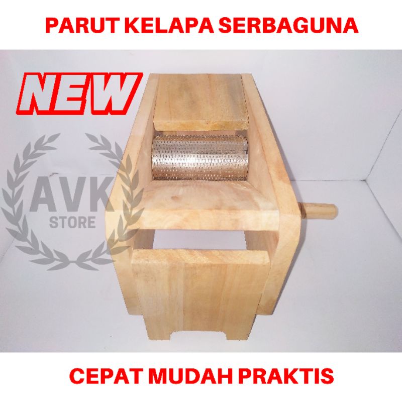 Jual Parut Kelapa Manual Parut Kelapa Kayu Parutan Kelapa Manual ...
