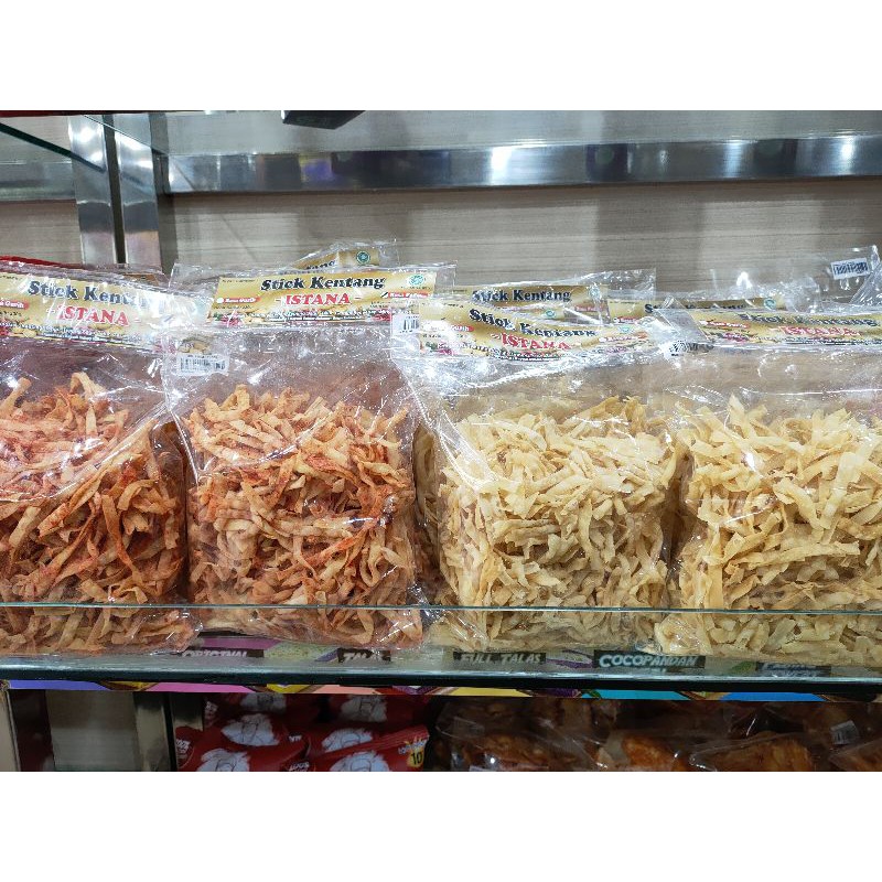 Jual Cemilan Stik Kentang Istana / Stik Keju Kentang Bogor | Shopee ...