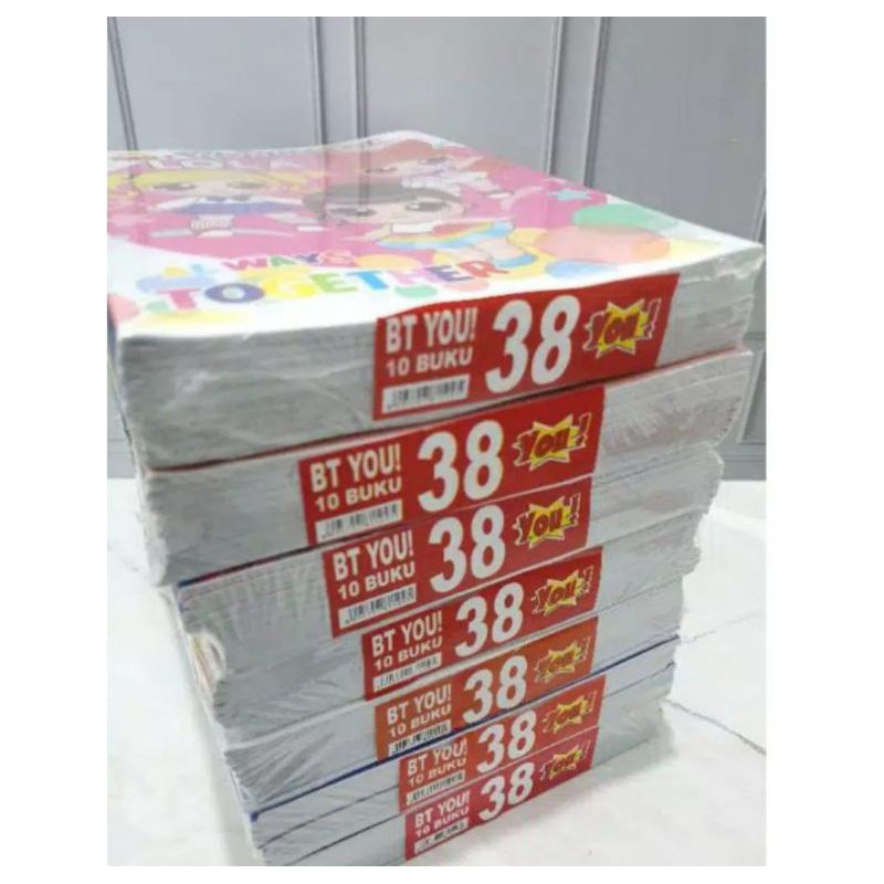 Jual Buku Tulis Murah 38 Lembar (1 pak isi 10 buku) | Shopee Indonesia
