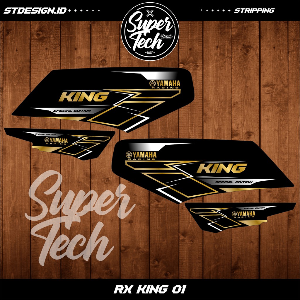 Jual Striping Variasi Yamaha Rx king Stiker Racing les body Motor ...