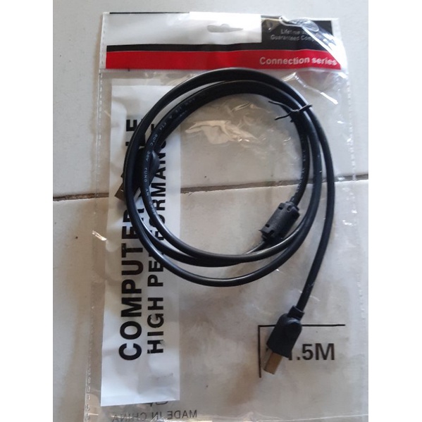 Jual kabel printer canon epson hp universal 1,5 meter | Shopee Indonesia