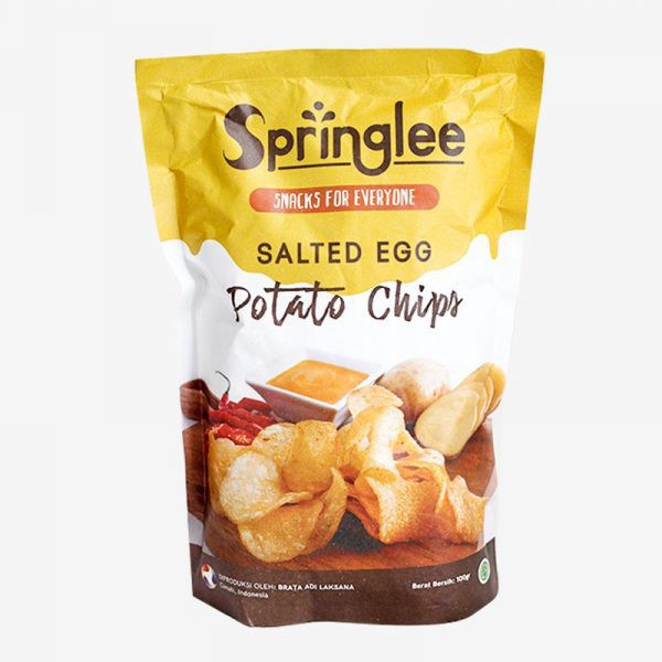 Jual Springlee Salted Egg Potato Chips - Cemilan / Snack / Makanan ...