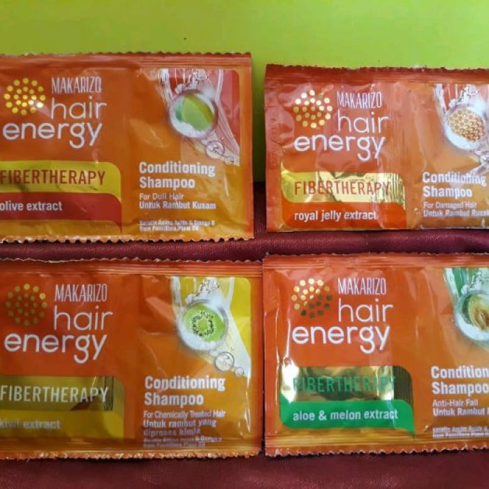 Jual Makarizo Hair Energi Shampo Saset (1 Renteng isi 24 Saset ...