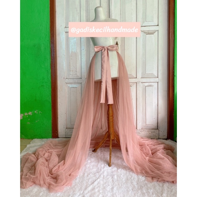 Jual ekor kebaya | tile rok tambahan 2m | kain tile 2 lapis | Shopee ...