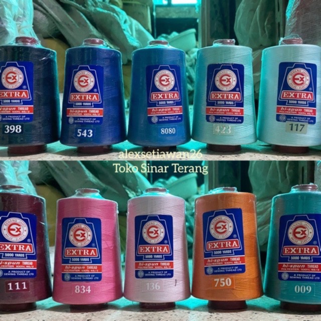 Jual Benang Jahit Extra 5000 yards | Shopee Indonesia