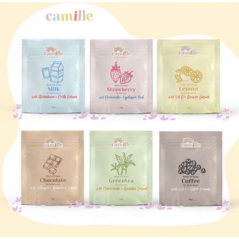 Jual Camille wash off mask 25g | Shopee Indonesia