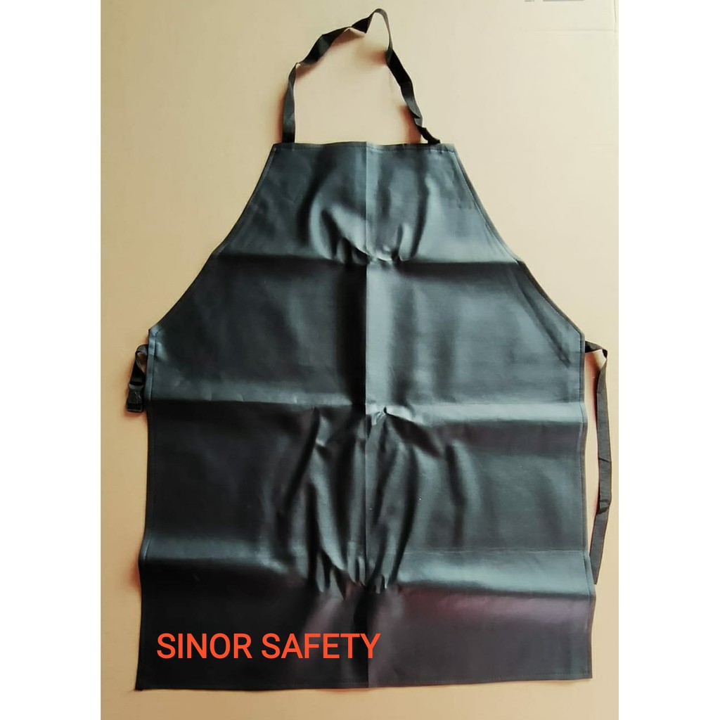 Jual Apron Las PVC Kulit Sintetis Warna Biru dan Hitam - Biru | Shopee ...