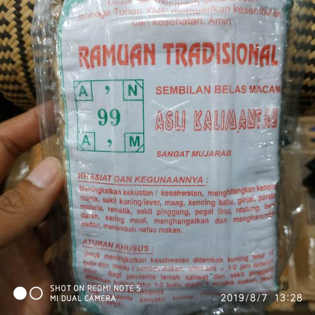 Jual Jamu rebusan Ramuan tradisional 19 macam Asli kalimantan mengobati ...