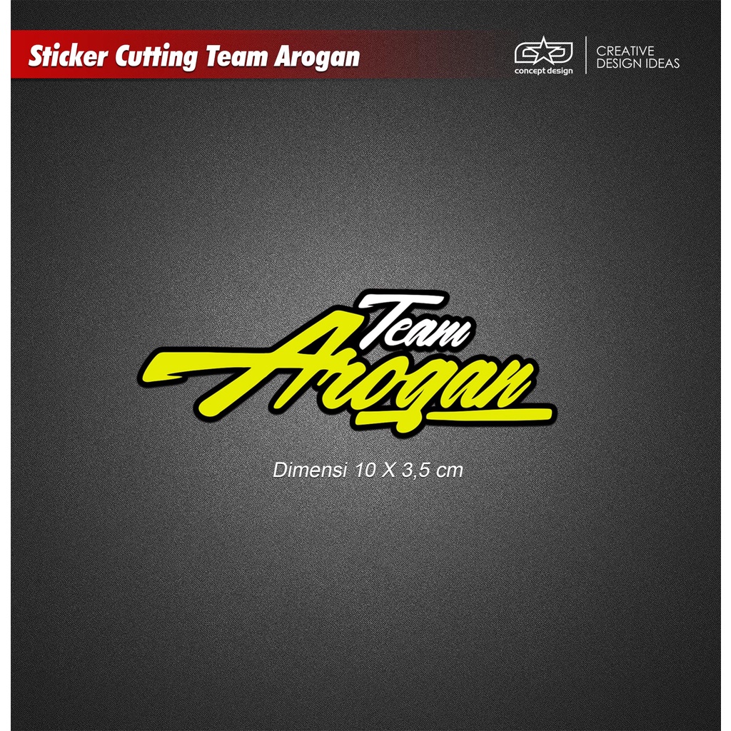 Jual Sticker Team Arogan | Shopee Indonesia
