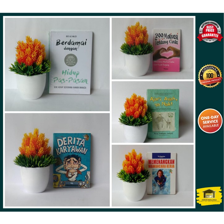 Jual PAKET 5 BUKU Berdamai dengan Hidup Pas-pasan - Rofi Al Majid (5) | Shopee Indonesia