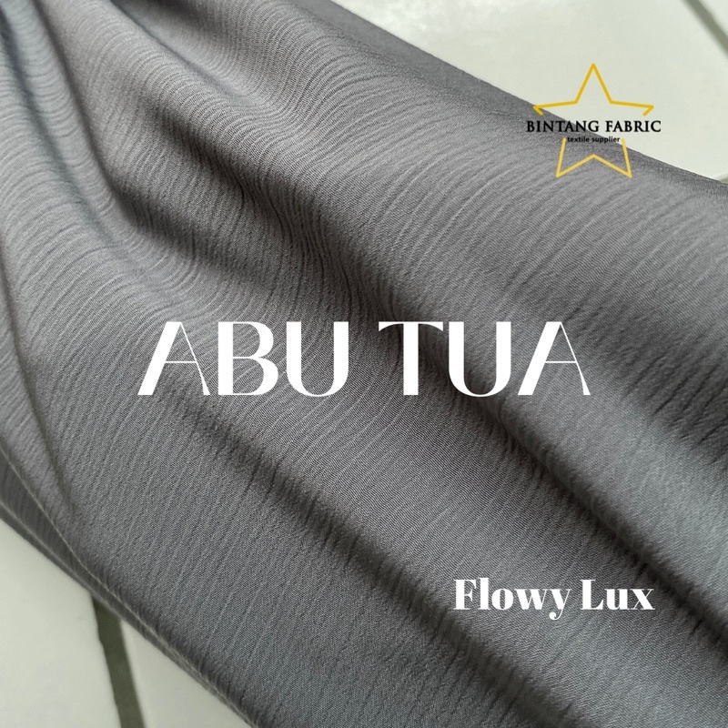 Jual Bahan Kain Flowy Lux Youryu Crinkle Airflow 0,5 meter | Shopee ...