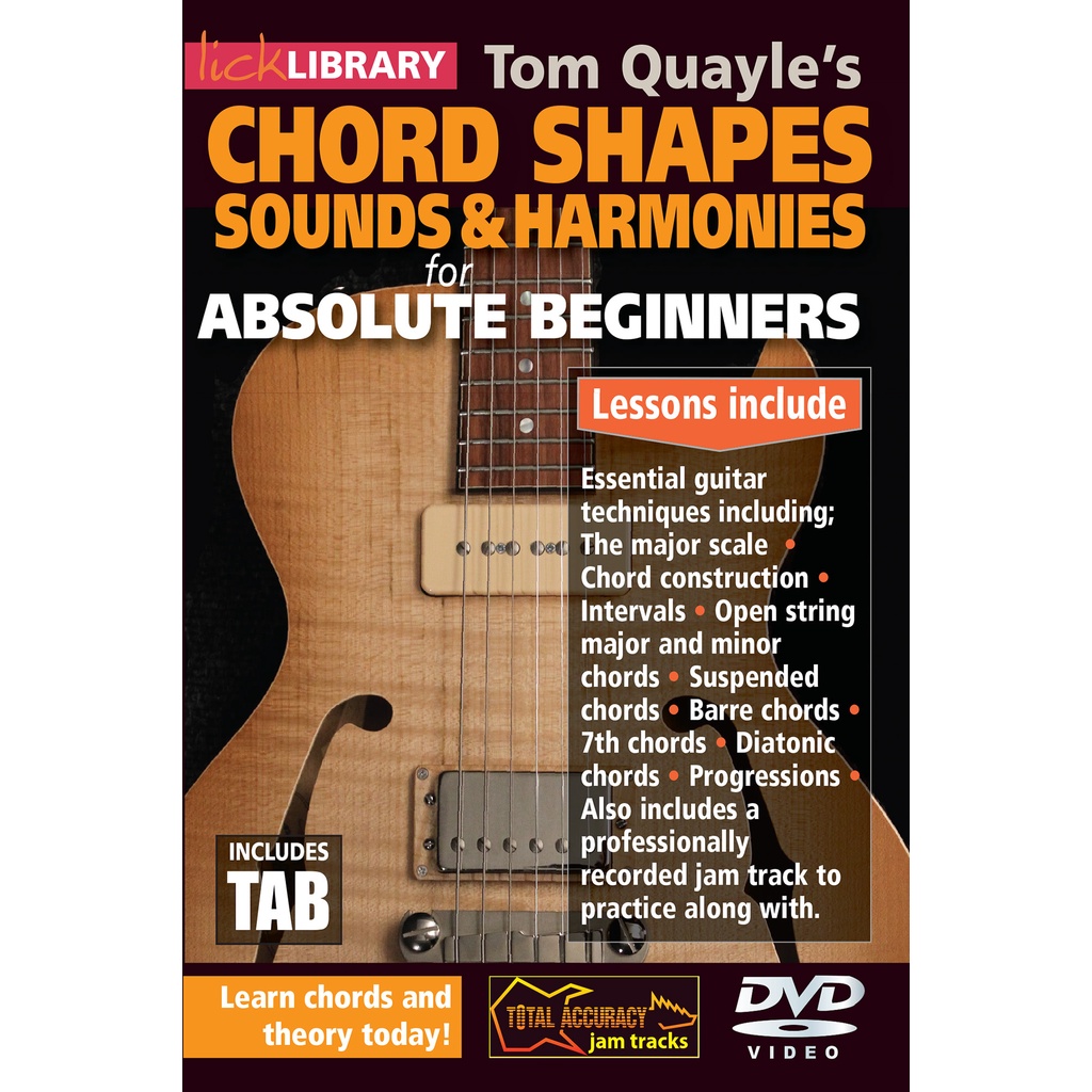 Jual Tutorial Gitar Chord Shapes, Sounds and Harmonies for Absolute ...