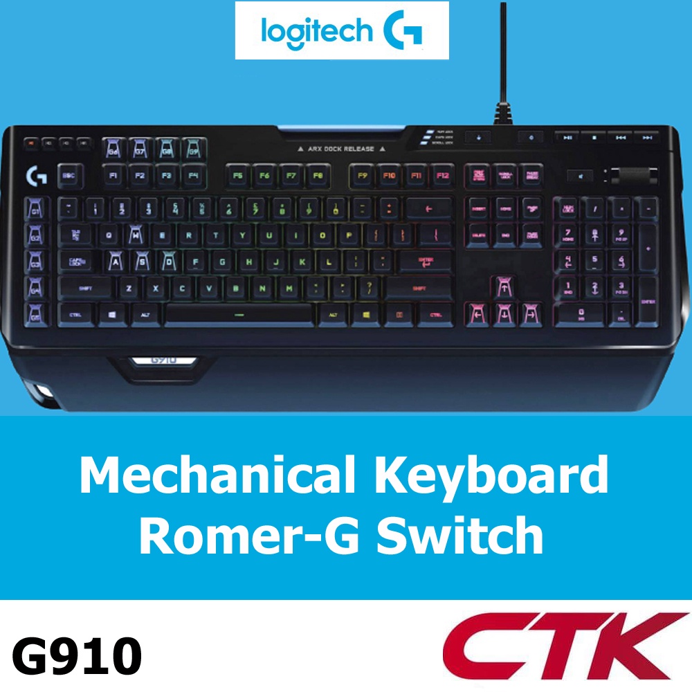 Jual Logitech G910 Orion Spectrum RGB Mechanical Gaming Keyboard ...