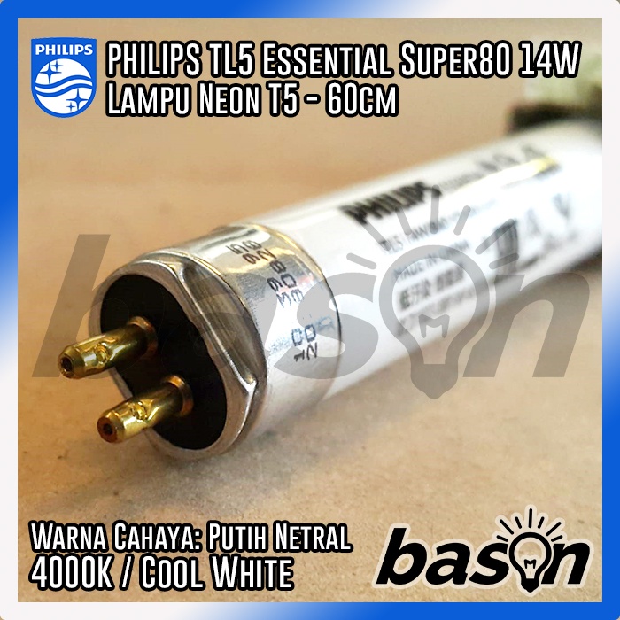 Jual KHUSUS OJOL - PHILIPS TL5 Essential 14W - Lampu Neon T5 60cm ...
