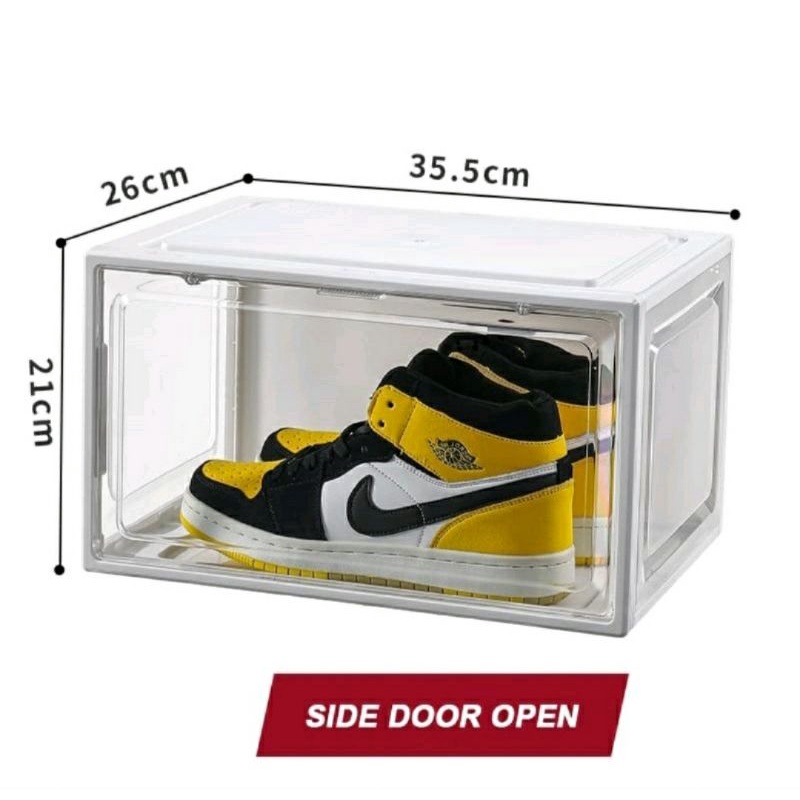 Jual Acrylic Shoe Box Storage / Kotak Sepatu Akrilik Transparan ...