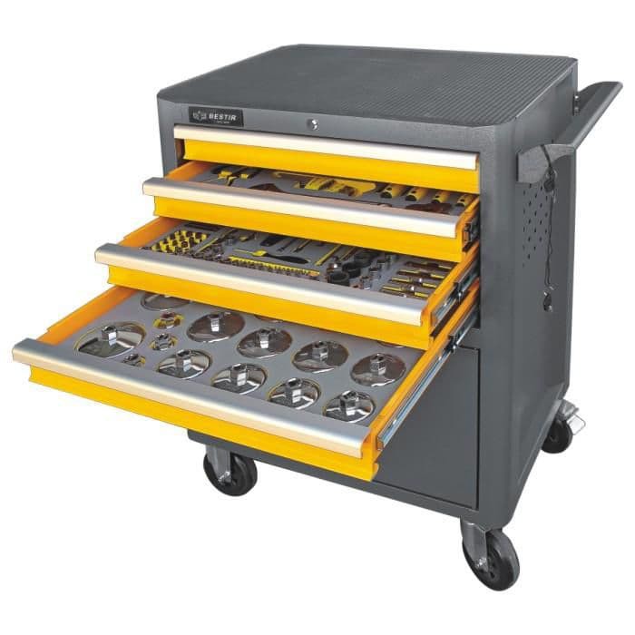 Jual 220 PCS AUTO REPAIR TOOL TROLLEY SET / PERALATAN BENGKEL 1 SET ...