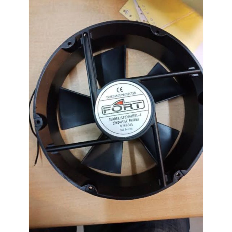Jual Panel Blower Fan 8 inch XF22060HBL-1 merk FORT | Shopee Indonesia