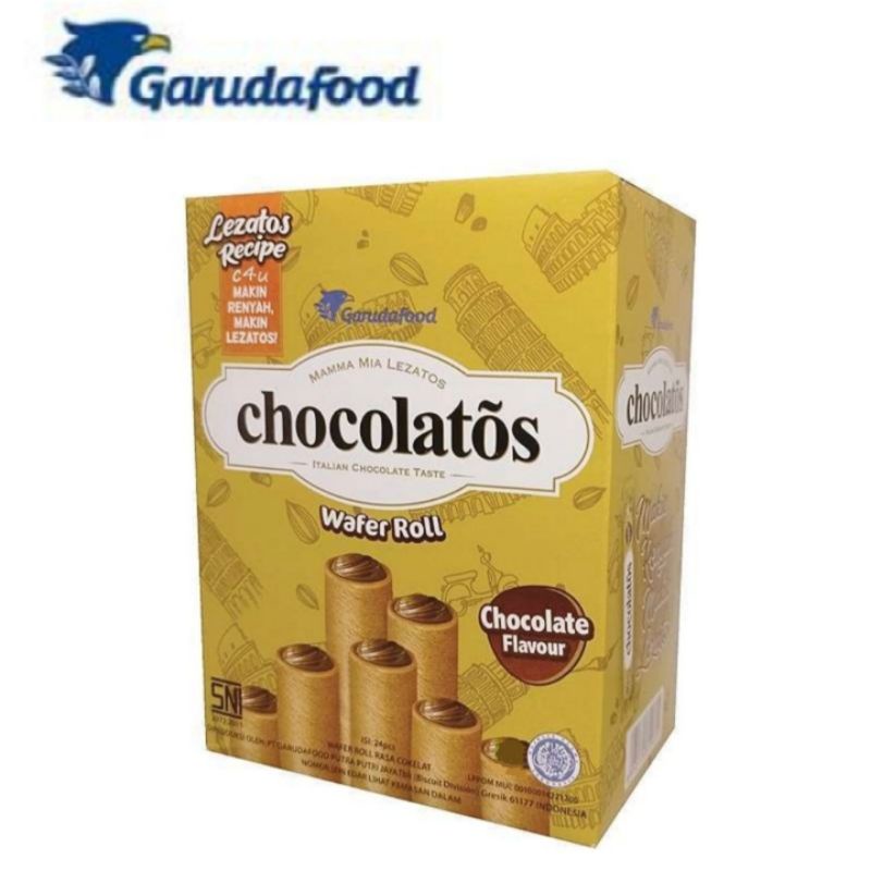 Jual Chocolatos Wafer Roll 500 (Box) - Latos 500 Box - Garuda ...