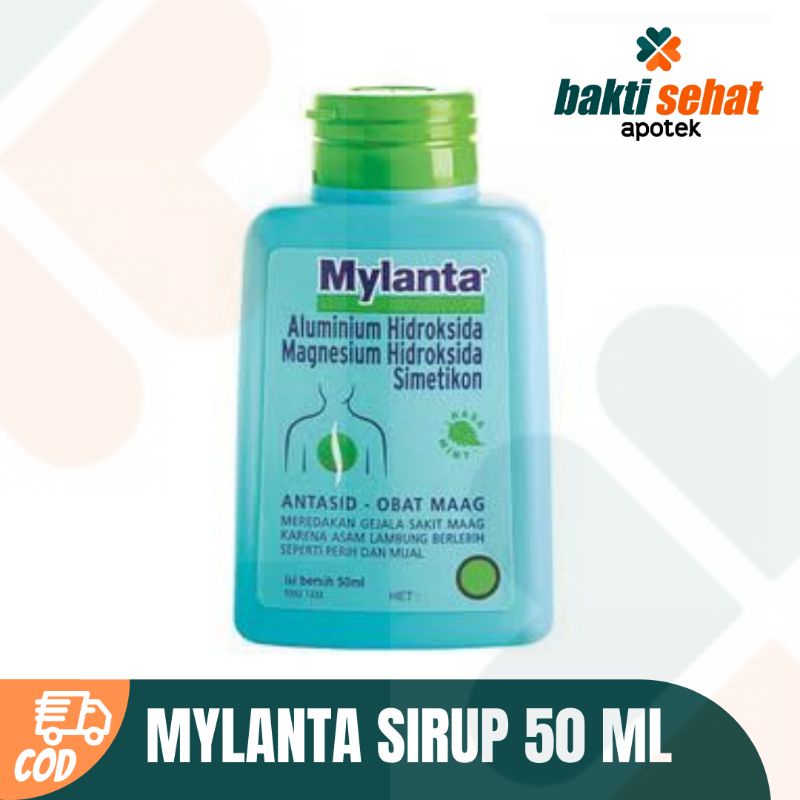 Jual Mylanta sirup 50 ml || Milanta cair 50 ml | Shopee Indonesia
