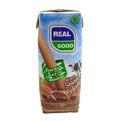 Jual SUSU COKLAT UHT REAL GOOD 125ML CHOCOLATE MILK | Shopee Indonesia