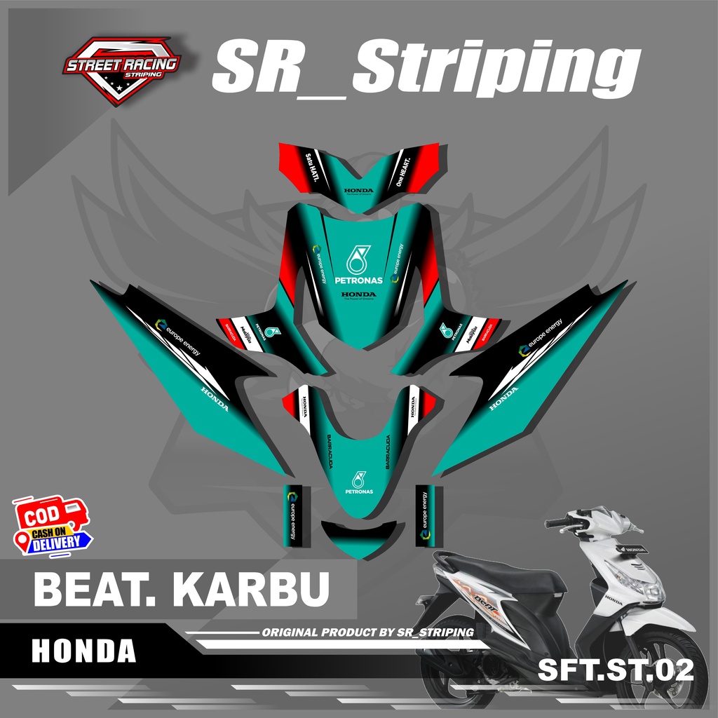 Jual Decal Full Body BEAT KARBU 2008 2009 2010 2011 2012 - Sticker ...