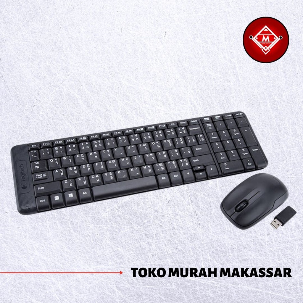 Jual KEYBOARD + MOUSE LOGITECH WIRELESS MK220 / KB + MS WIRELESS ...