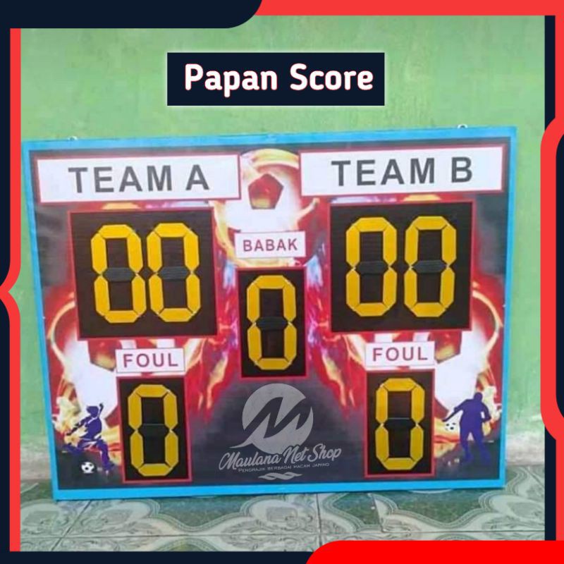 Jual Papan Score/Papan Skor Futsal/Basket/Volly/Bulutangkis/Sepakbola ...