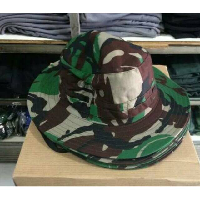 Jual Topi Rimba Malvinas - Bonie Head - Topi Rimba TNI - Army ...