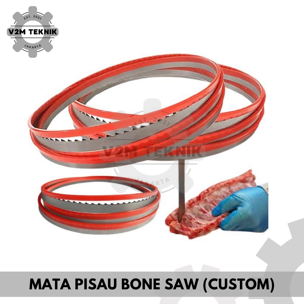 Jual (CUSTOM) Mata Pisau Bone Saw Bonesaw / Mata Gergaji Pita Potong ...