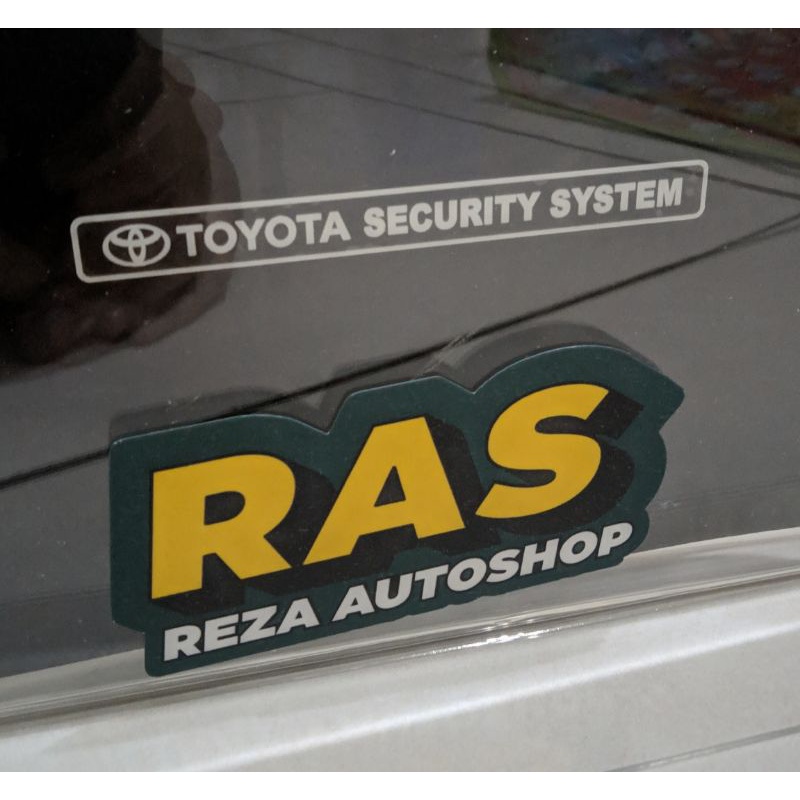Jual sticker stiker decal mirror toyota security system | Shopee Indonesia