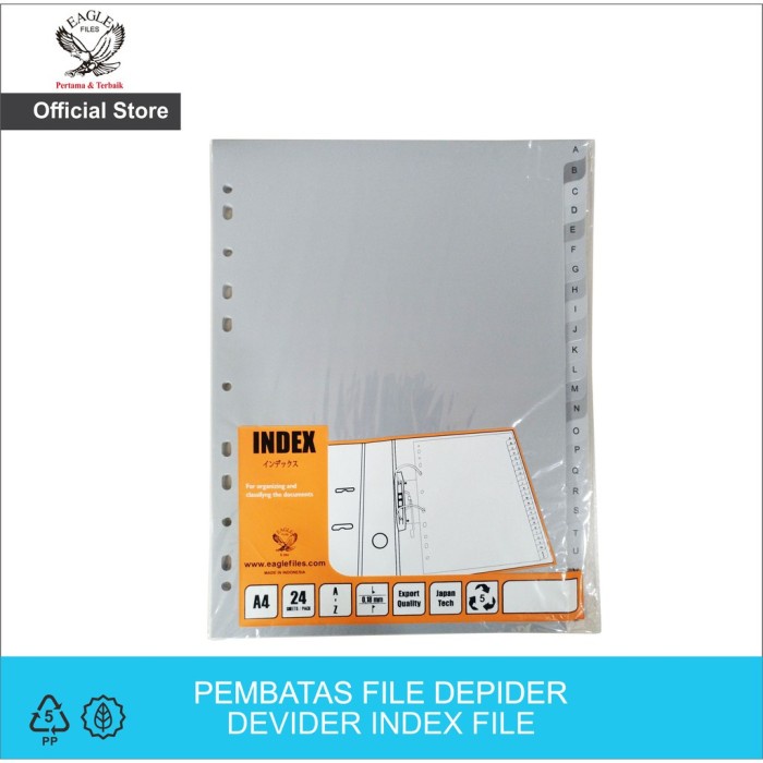 Jual Jual Eagle Pembatas Odner Divider Index File Divider A4 / A-Z Tabs ... Jual Jual Eagle Pembatas Odner Divider Index File Divider A4 / A-Z Tabs ...