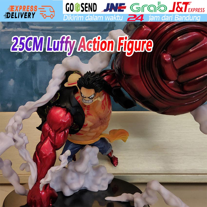 Jual figure luffy super effect one piece thousand sunny luffy red hawk ...