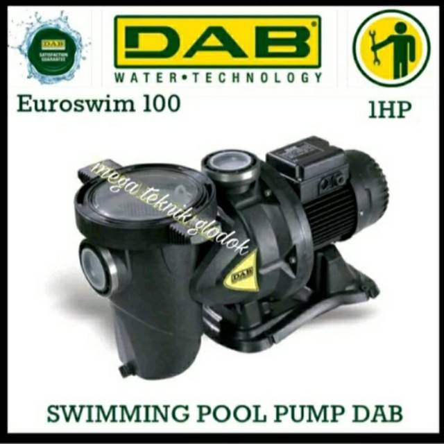 Jual POMPA KOLAM RENANG DAB ITALY EUROSWIM 100 1HP ORIGINAL MADE IN ...