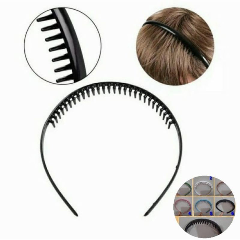 Jual BANDO PRIA WANITA HITAM BIRU PINK SPORT BERGERIGI BANDANA PRIA ...