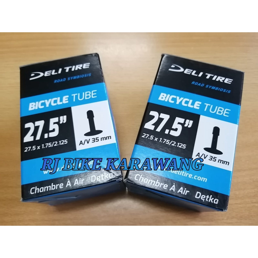 Jual BAN DALAM SEPEDA SWALLOW DELI TIRE 27.5 X 1.75 / 2.125 AV 35MM | Shopee Indonesia