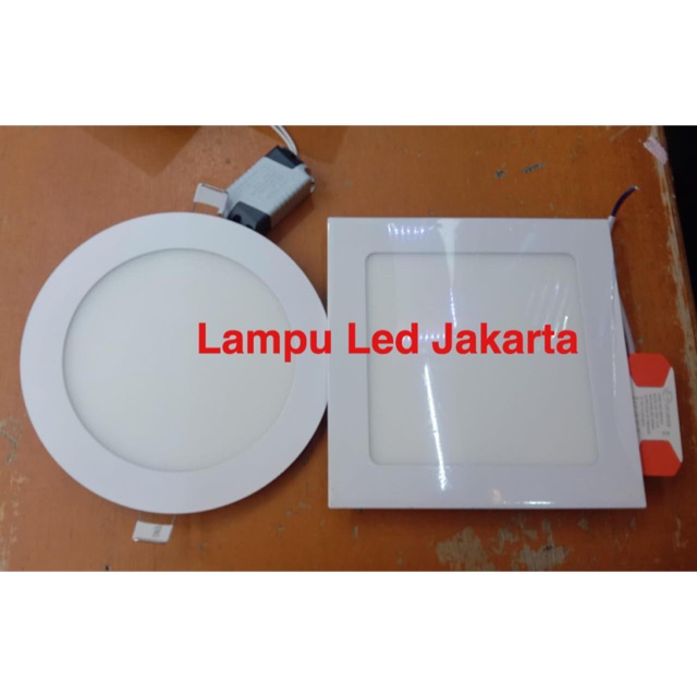 Jual Lampu Led downlight panel 12watt (bulat/kotak) | Shopee Indonesia