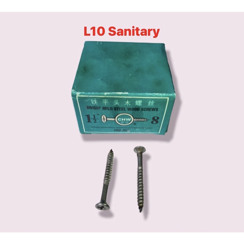 Jual Sekrup Skrup Kayu CHW + 11/2 Inch x 8 / Wood Screw CHW 11/2” x 8 ...