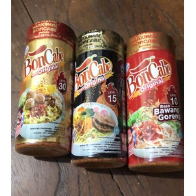 Jual BONCABE Original BOTOL Sambal Tabur Kobe Bon Cabe | Shopee Indonesia