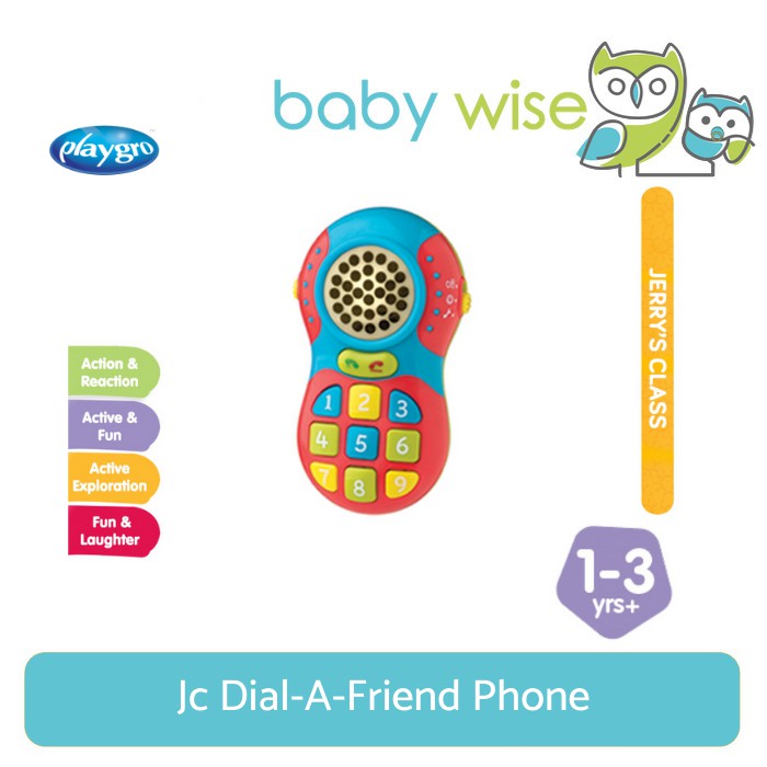 Jual Playgro Jerry's Class Dial a Friend Phone - Mainan Anak | Shopee ...
