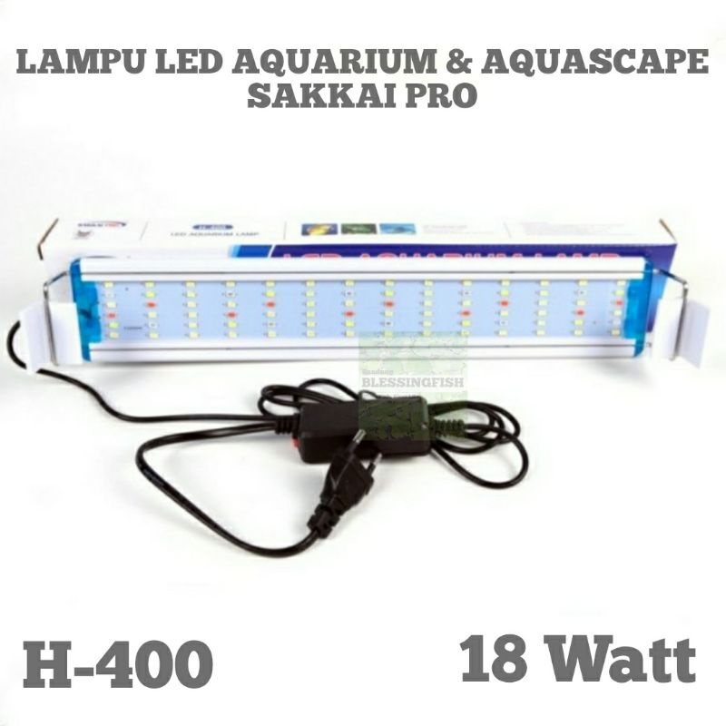 Jual Lampu Aquarium LED Lampu Aquascape LED Sakkai Pro H-400 | Shopee ...