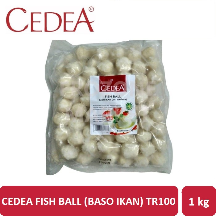 Jual CEDEA Fish Ball (Baso Ikan) TR-100 1kg 100pcs | Shopee Indonesia