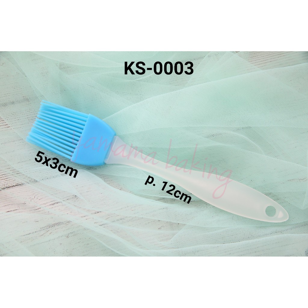 Jual KS-0003 Brush kuas silikon nastar kue kering roti yamama baking ...