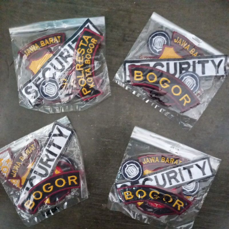 Jual Atribut Badge Logo Security(Polresta) | Shopee Indonesia