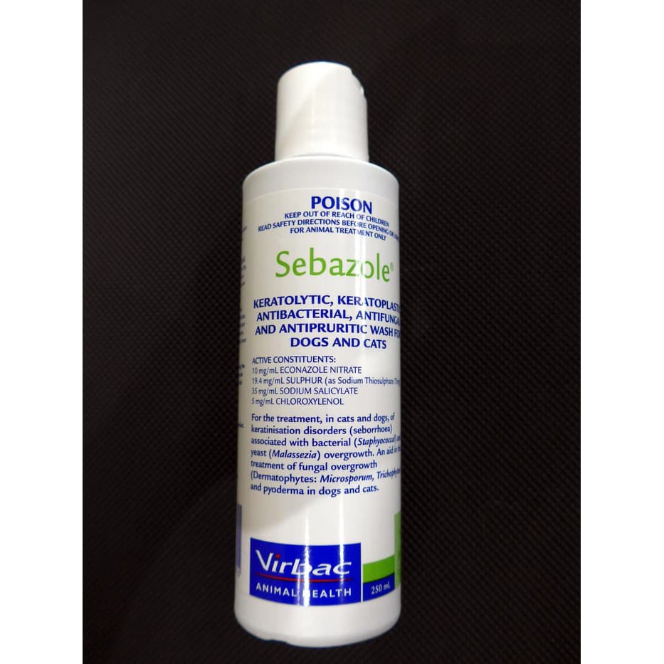 Jual PET2392 Shampoo Anjing Virbac Sebazole 250 ml | Shopee Indonesia