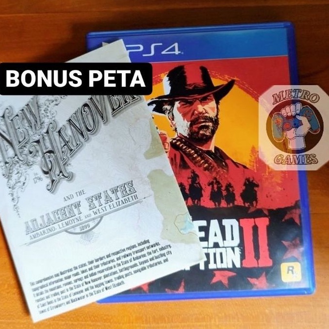 Jual Ps4 Red Dead Redemption 2 Kaset RDR II PS 4 5 Playstation CD BD ...