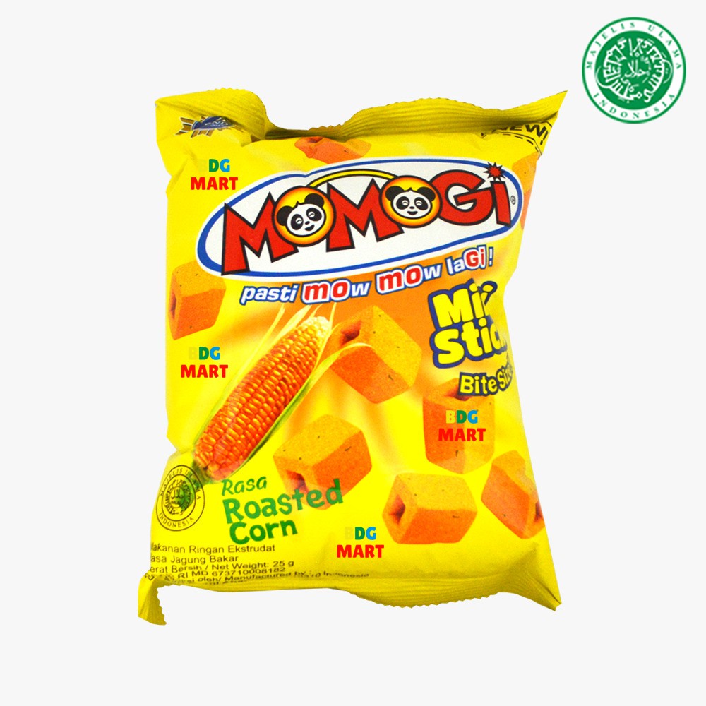 Jual PACK Momogi Bite Size Mini Stick Rasa Roasted Corn Halal MUI ...