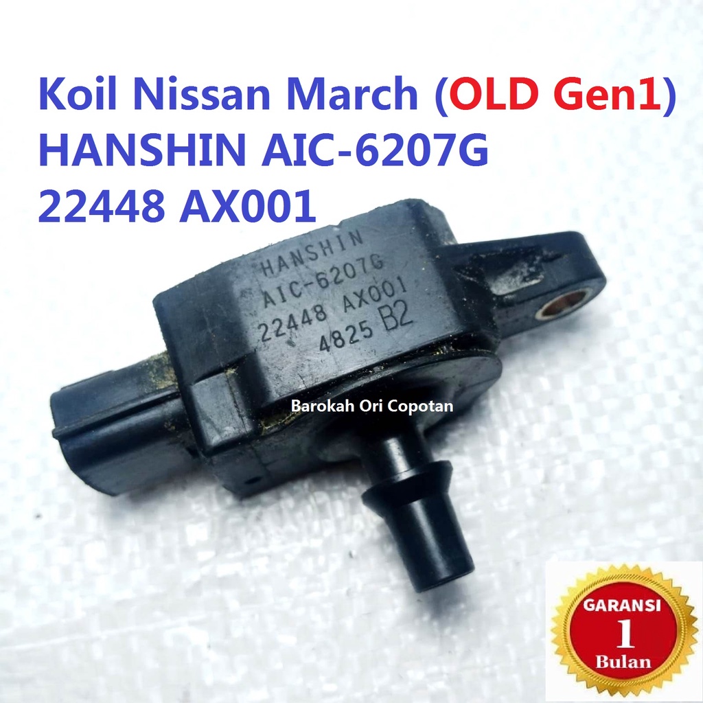 Jual Koil Coil Nissan March HANSHIN AIC-6207G 22448 AX001 copotan ...