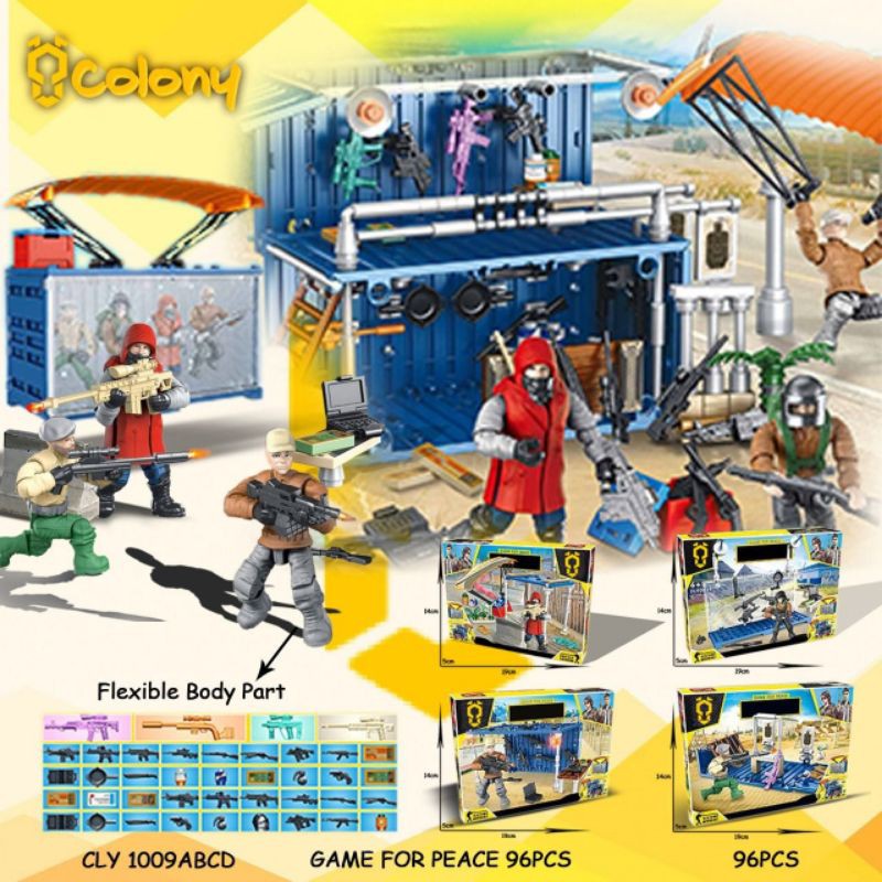 Jual Bricks Blok Block Balok Game for Peace CLY 1009 | Shopee Indonesia